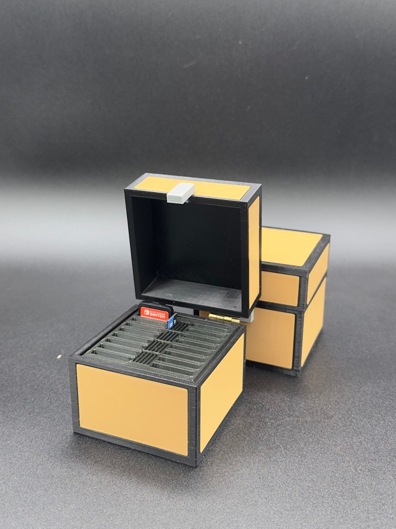 Single Chest Storage Box Minecraft Inspired 3D Printed With Slots for ...