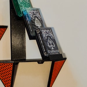 Playing Card Deck Display Rack Poker Deck Shelf Holder - Etsy