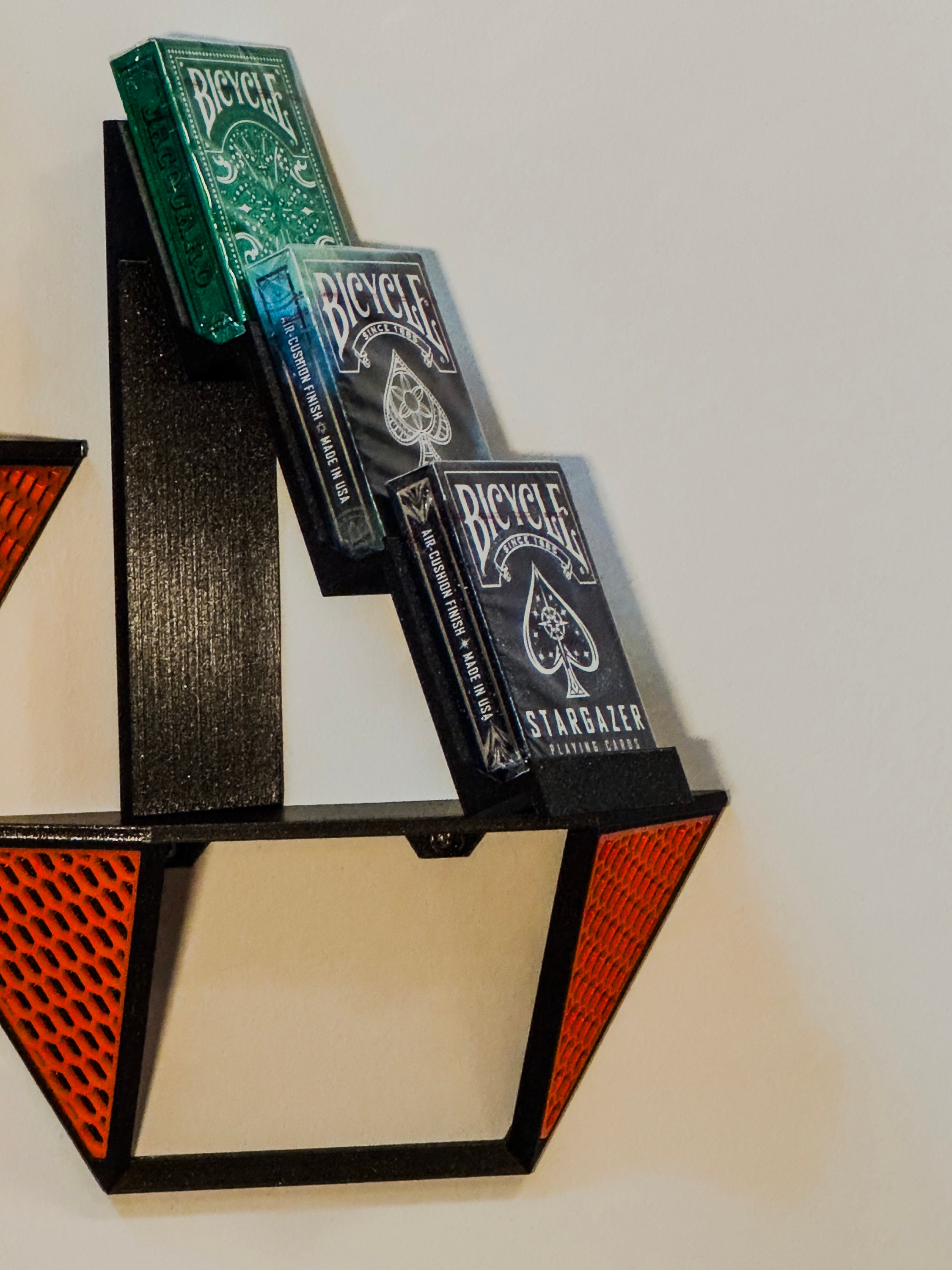 Playing Card Deck Display Rack Poker Deck Shelf Holder - Etsy