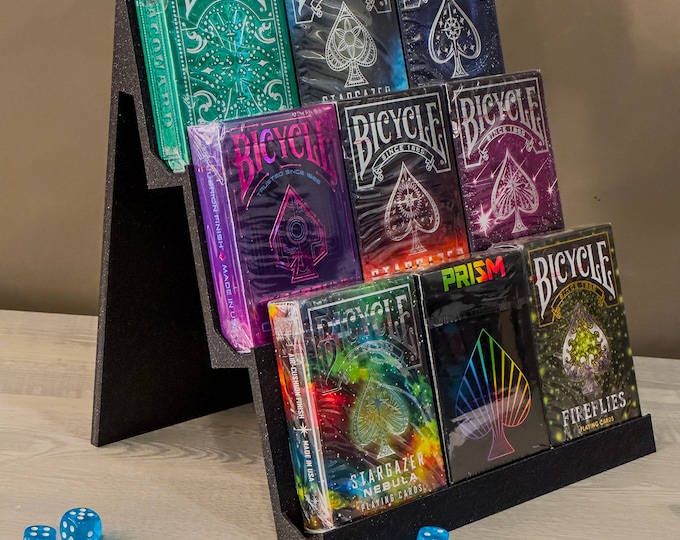 Playing Cards Deck Display, Modular Deck Display STL - Etsy Canada