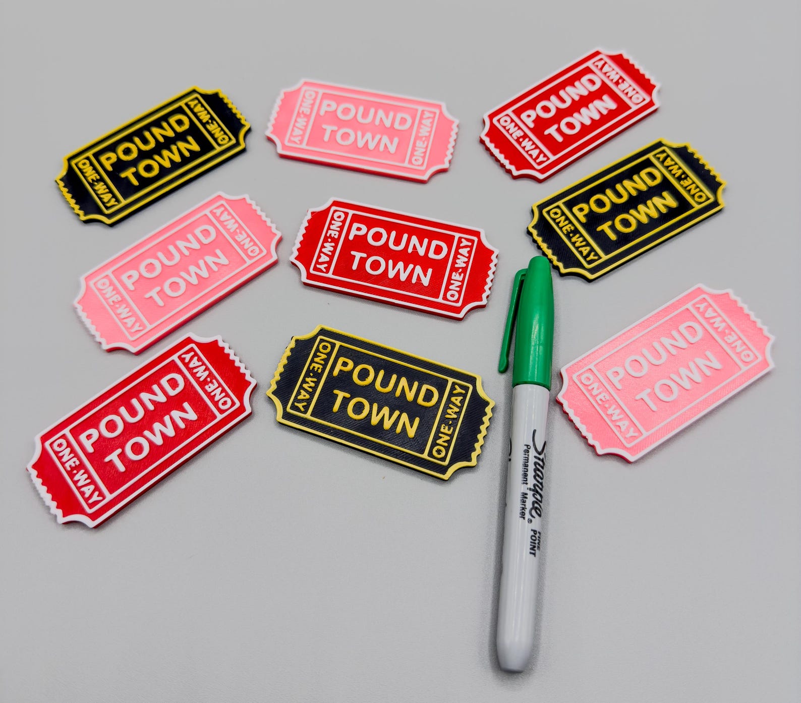Pound Town Ticket | Valentine's Gift | One-way Ticket to Pound Town ...
