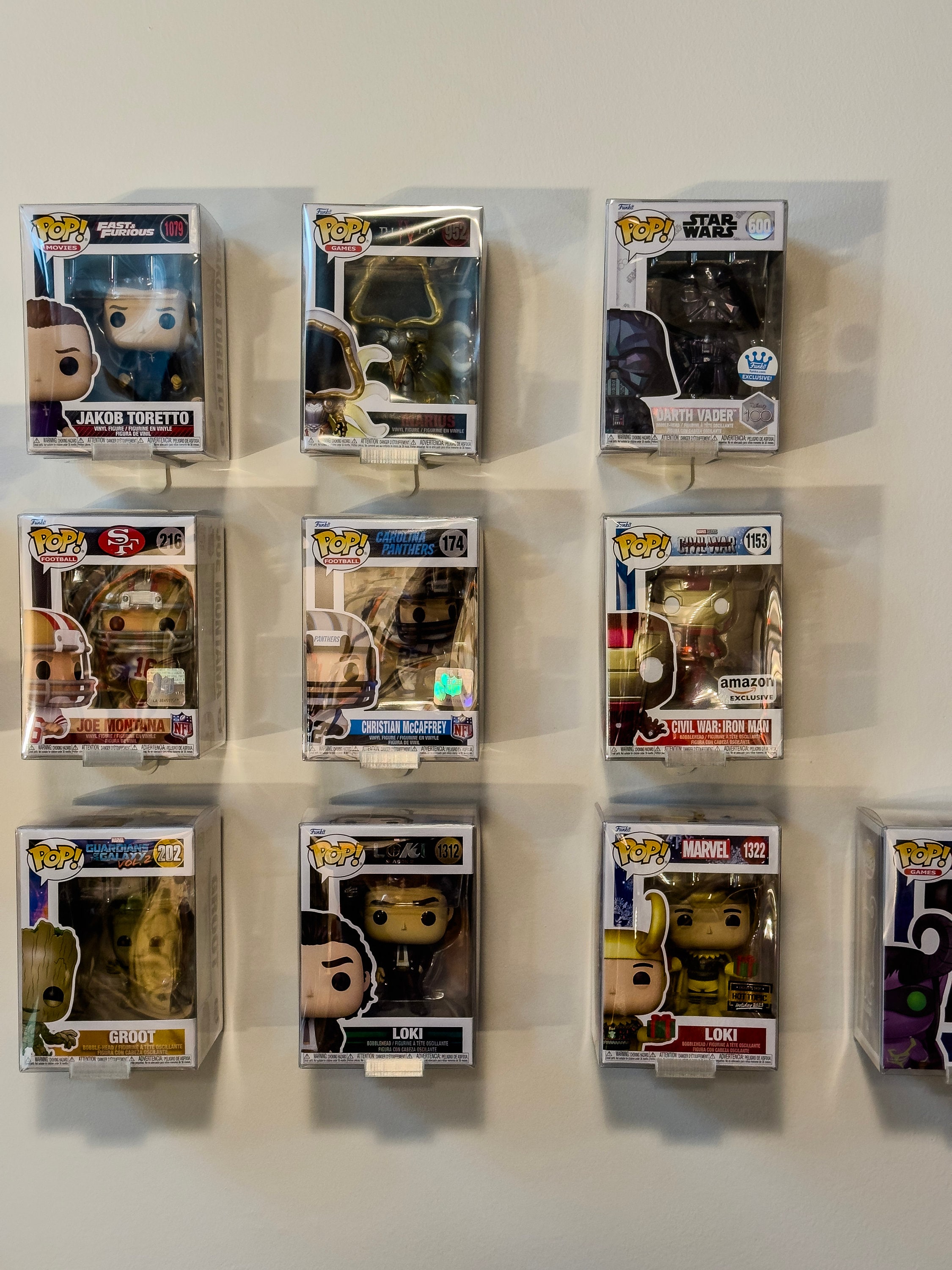 Funko Pop Display Shelf Wall Mount Rack for Standard Funko Pop Boxes ...