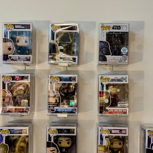 Funko Pop Display Shelf Wall Mount Rack for Standard Funko Pop Boxes ...