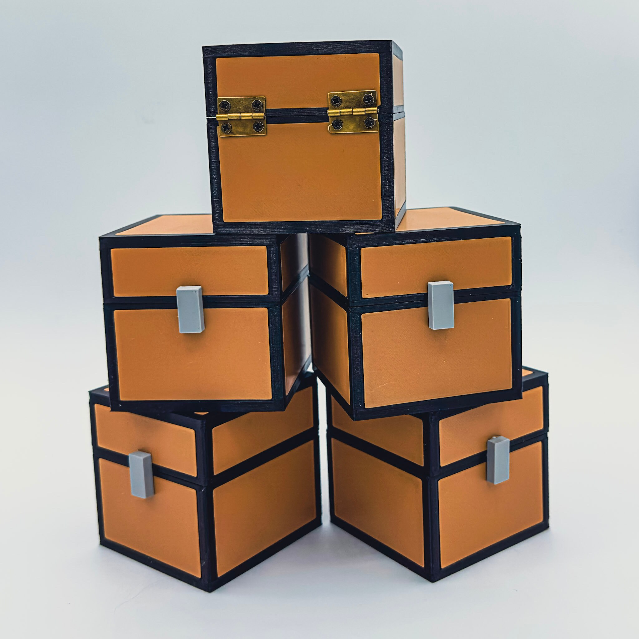 Single Chest Storage Box Minecraft Inspired 3D Printed With Slots for ...