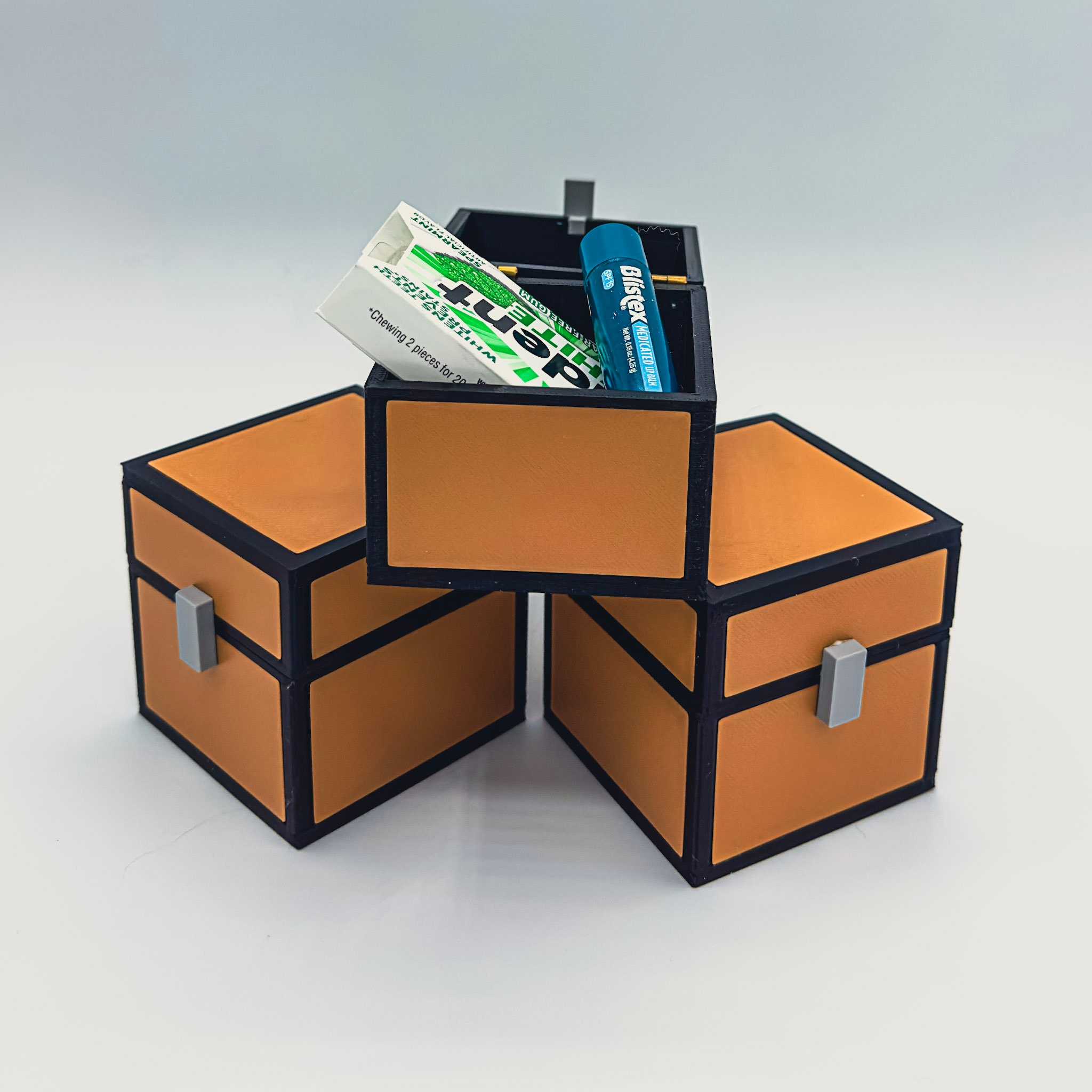 Single Chest Storage Box Minecraft Inspired 3D Printed With Slots for ...