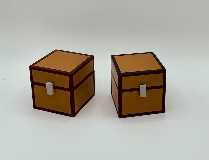 Single Chest Storage Box Minecraft Inspired 3D Printed - Etsy
