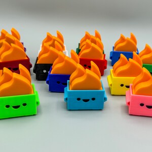 Dumpster Fire Desktop Display Office Decor Desk Decor - Etsy