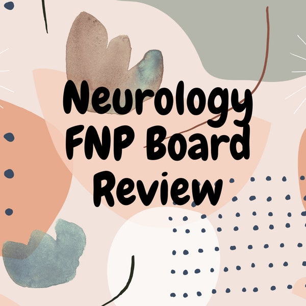 Family Nurse Practitioner Study Guide - Etsy