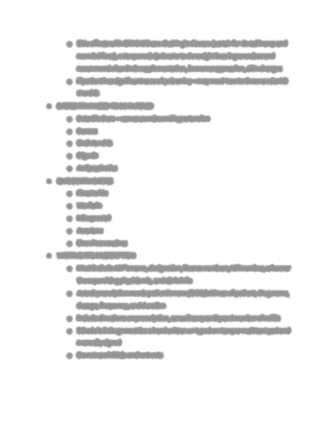 Common FNP Pharm Notes // Especially Helpful for Board Review and New ...