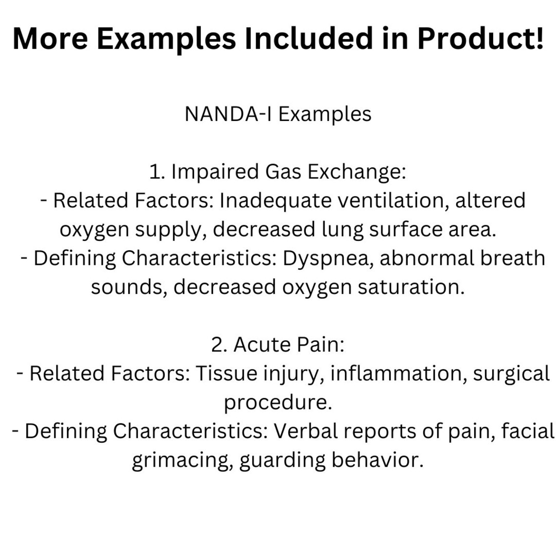 Comprehensive Nursing Care Plan Template With NANDA-I Diagnoses ...