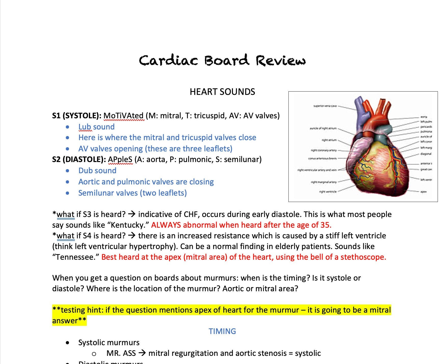 Cardiac FNP Boards Review - Etsy