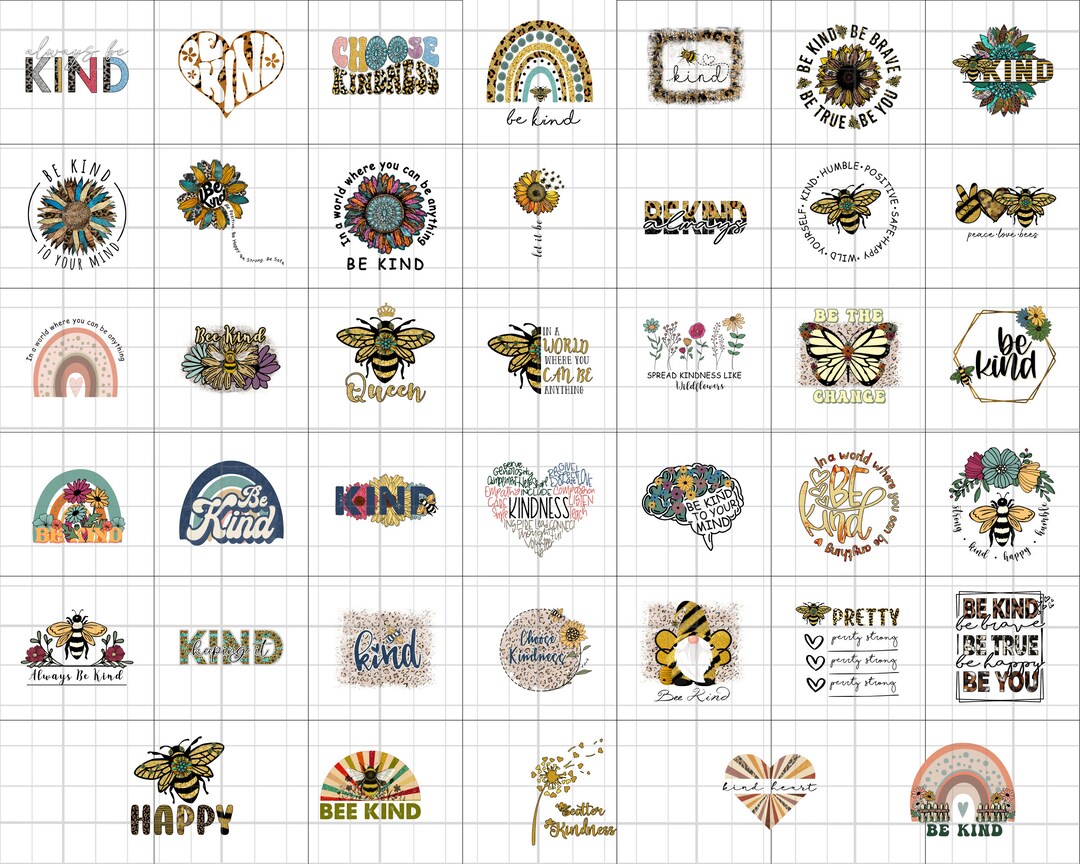 Be-kind-mega-bundle Digital Download - Etsy
