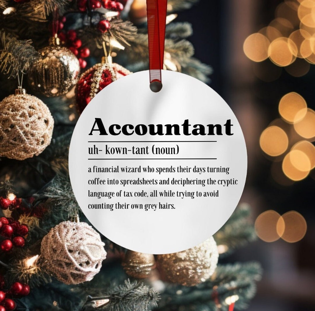 Accountant Ornament Christmas Gifts for Accountants Funny - Etsy Accountant Ornament Christmas Gifts for Accountants Funny - Etsy