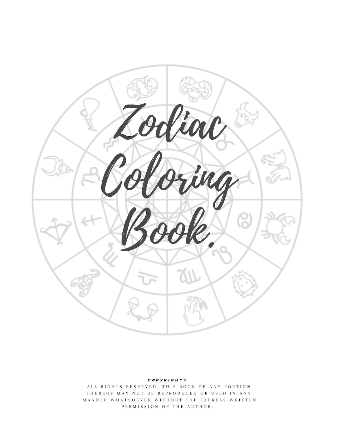 Zodiac Colouring Pages, Zodiac Pintable's, Colouring Activities ...