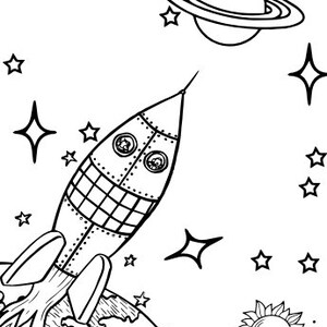 80 Page Bundle of Space Colouring Pages for Kids. Digital Download. - Etsy