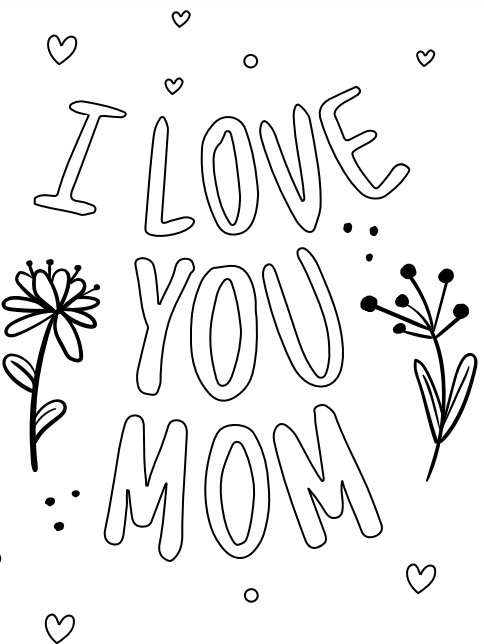 60 Page Bundle of Mothers Day Colouring Pages for Kids. Digital ...