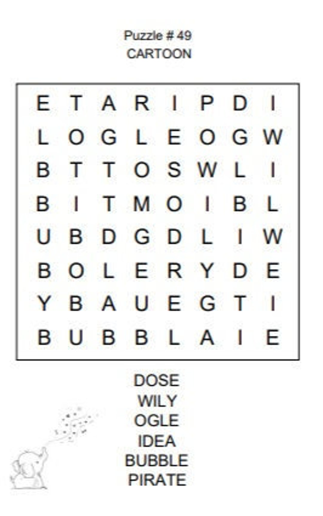 Word Search Puzzles | 101 Printable Puzzle Pages for Kids | Digital ...