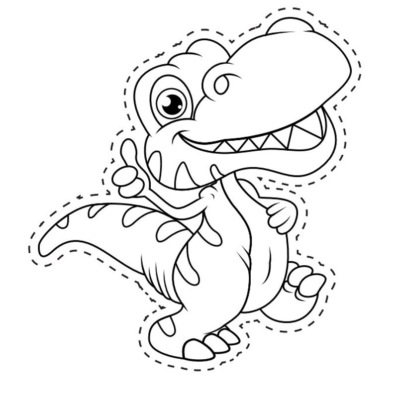 20 Dinosaur Scissor Skills Activities. Printable Dinosaur Activity ...