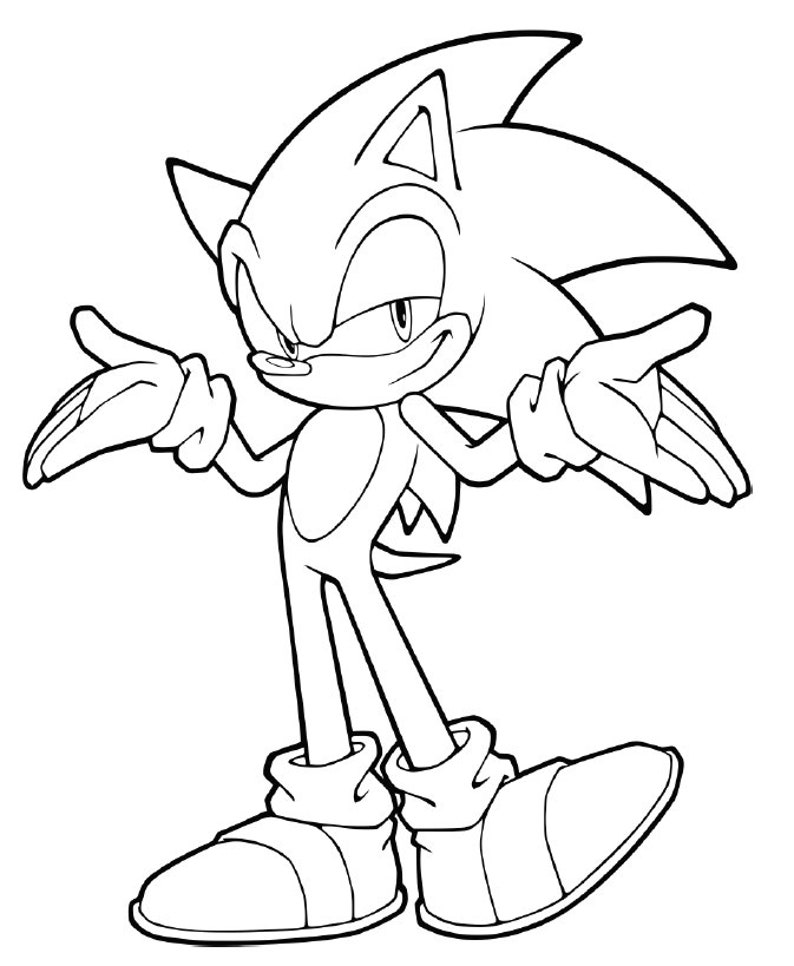 104 Page Bundle of Sonic the Hedgehog Colouring Pages for Kids. Digital ...