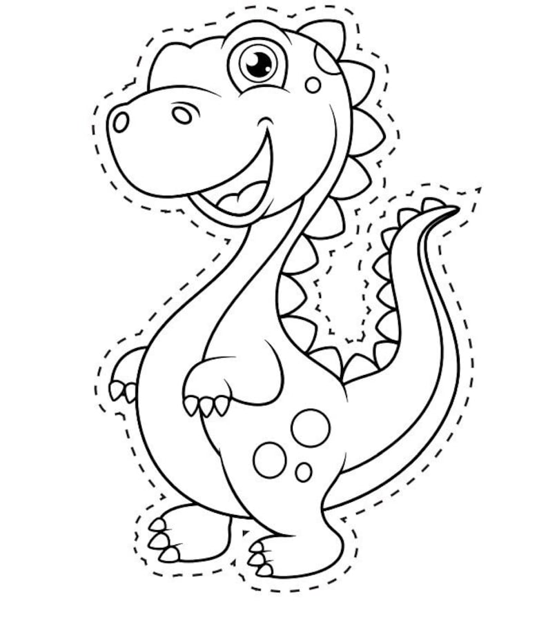 20 Dinosaur Scissor Skills Activities. Printable Dinosaur Activity ...