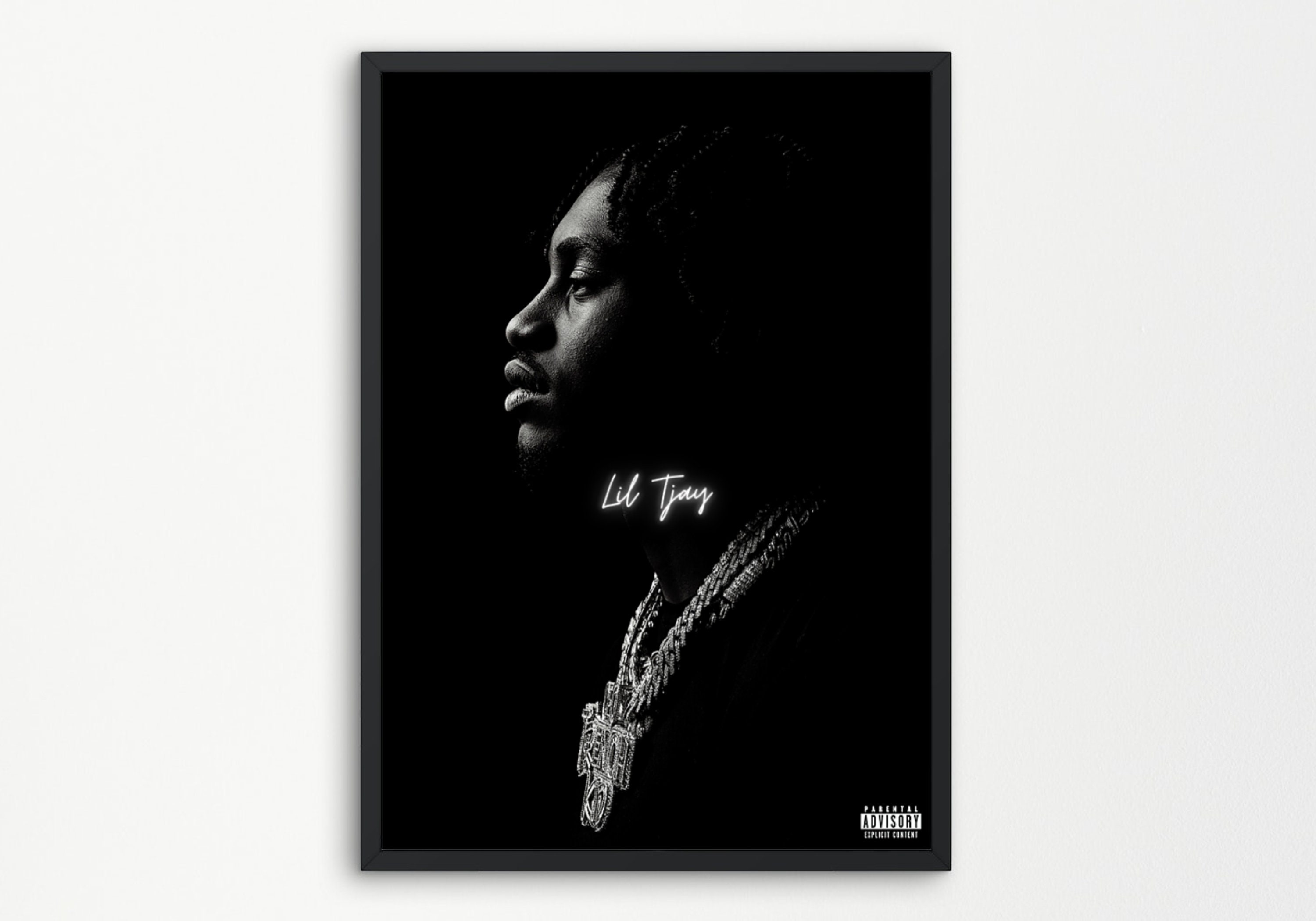 Minimalist Lil Tjay Poster for Hip-hop Fans Perfect Wall Art Decor for ...