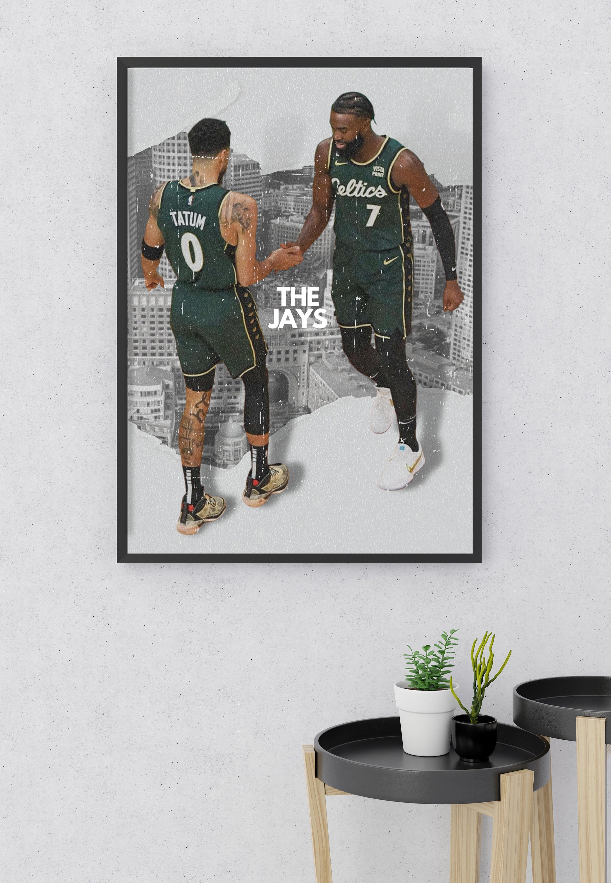 THE JAYS Jayson Tatum and Jaylen Brown Poster Boston Celtics - Etsy