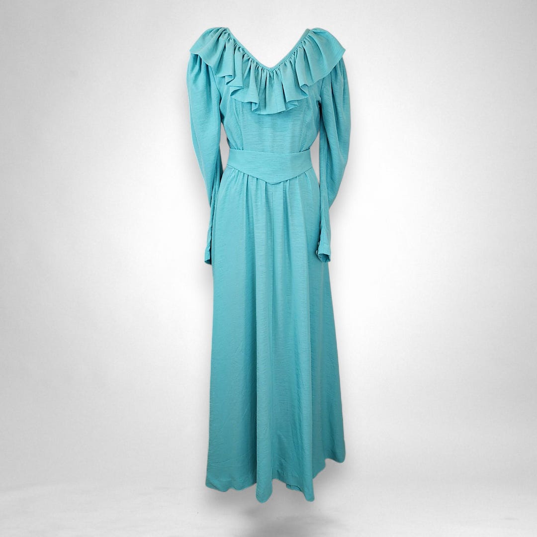 Chic 1960s Ball Gown: Size 8 Maxi Dress for Vintage Glam Bridesmaids - Etsy