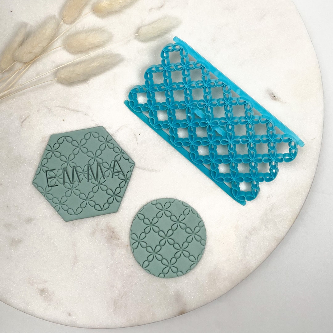 Fondant Texture Stamp - Fondant Embosser - Etsy