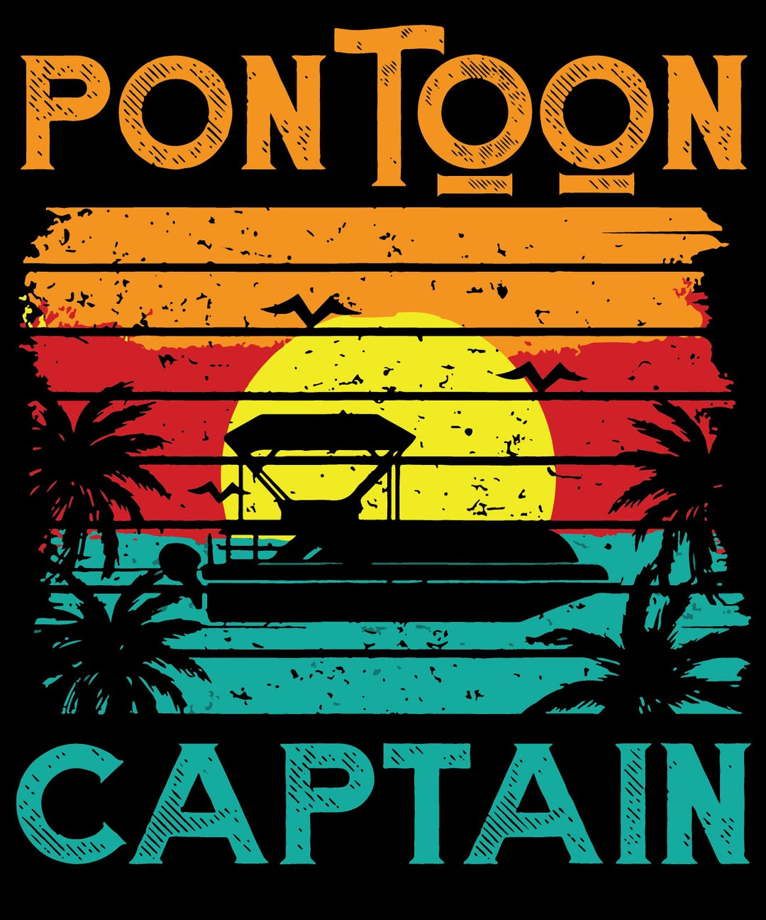 Pontoon Captain PNG - Etsy