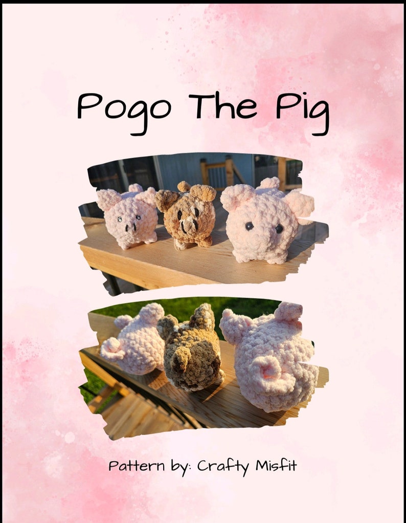 Pogo the Pig No Sew Crochet Pattern - Etsy