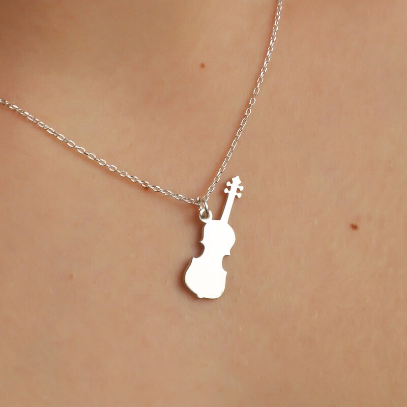 Violin Necklace - Etsy