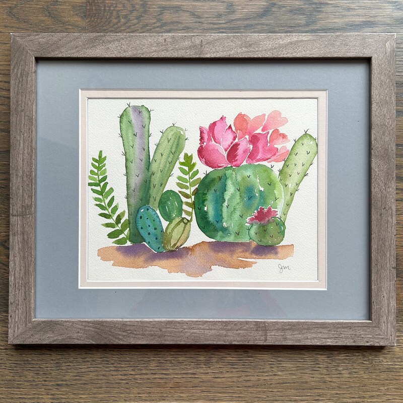 Cactus Watercolor - Etsy