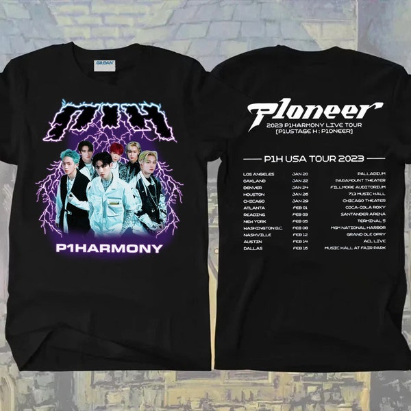 P1h 2023 Tour Shirt - Etsy