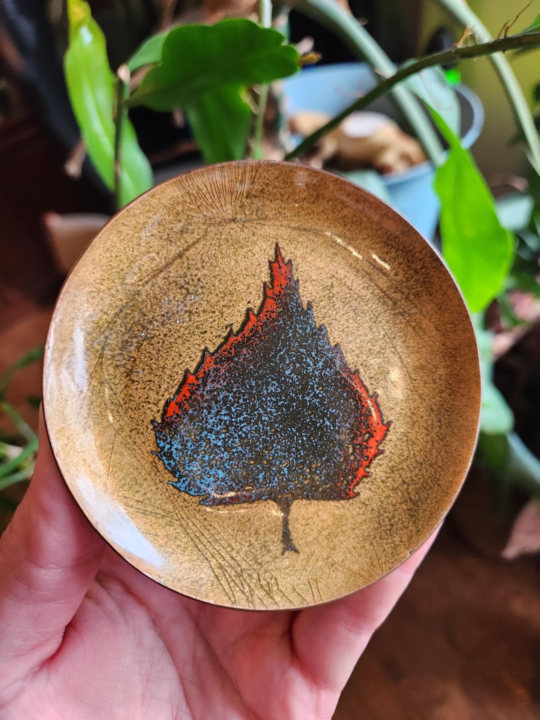 Bovano Enameled Copper Dish - Etsy