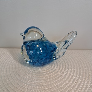 Monte Dunlavy Glass Bird Paperweight - Etsy