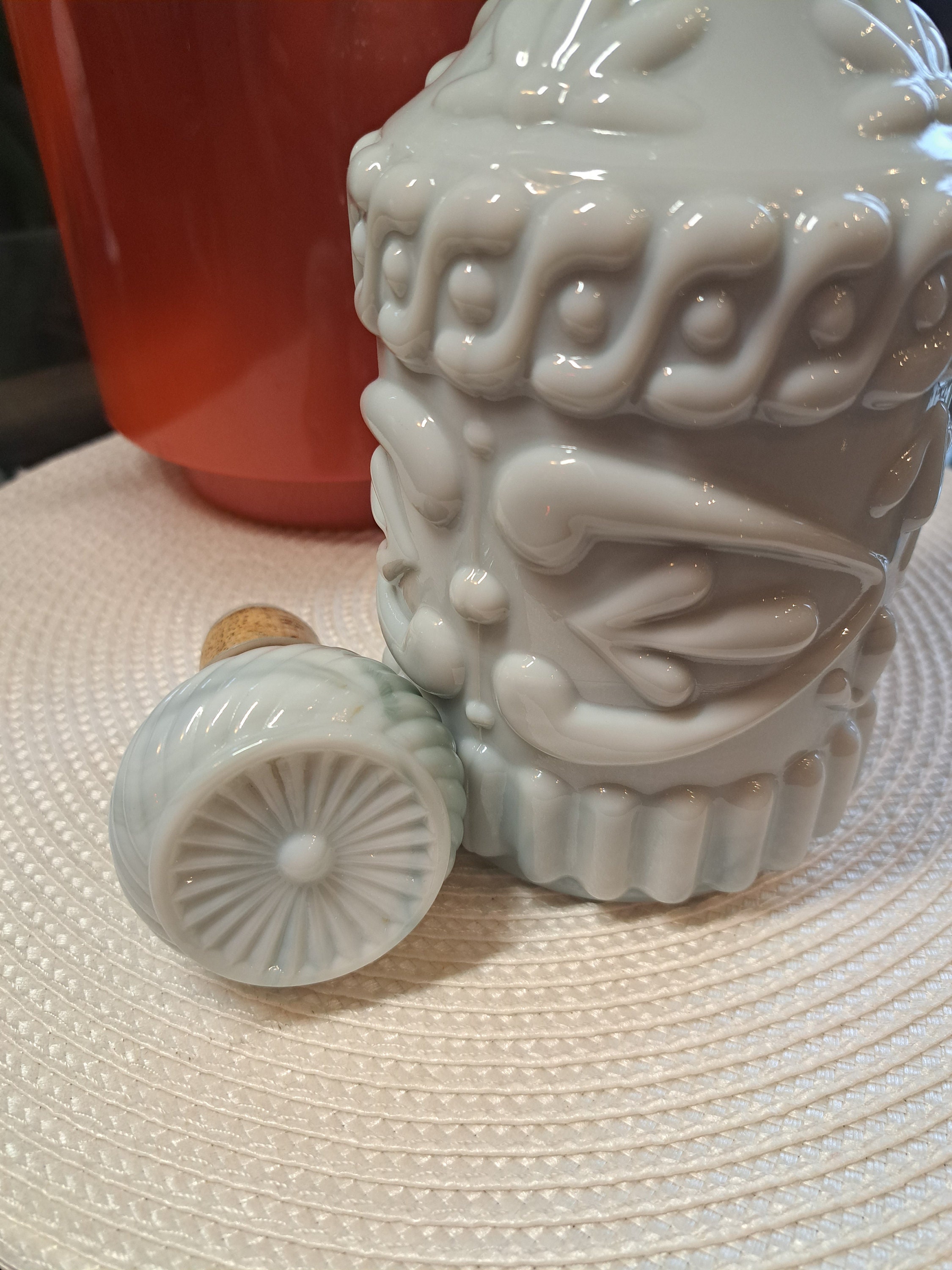 Jim Beam Slag Decanter With Stopper - Etsy