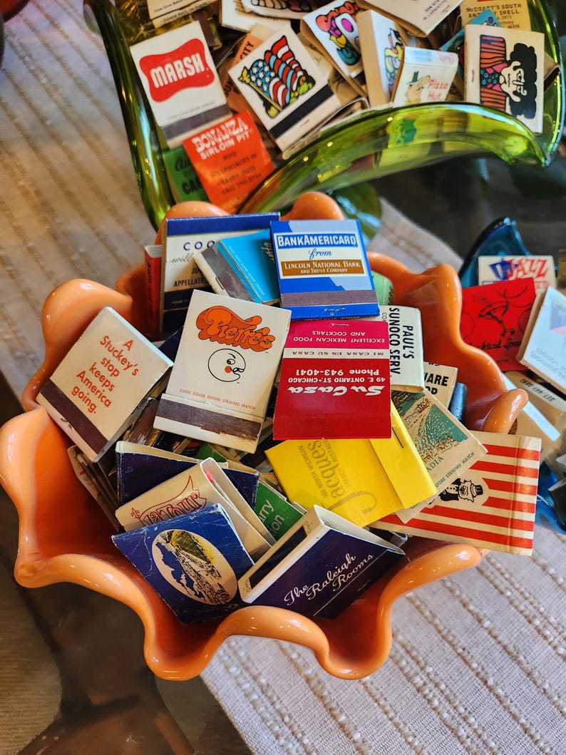 Mystery Lot of 10 Vintage Matchbooks - Etsy