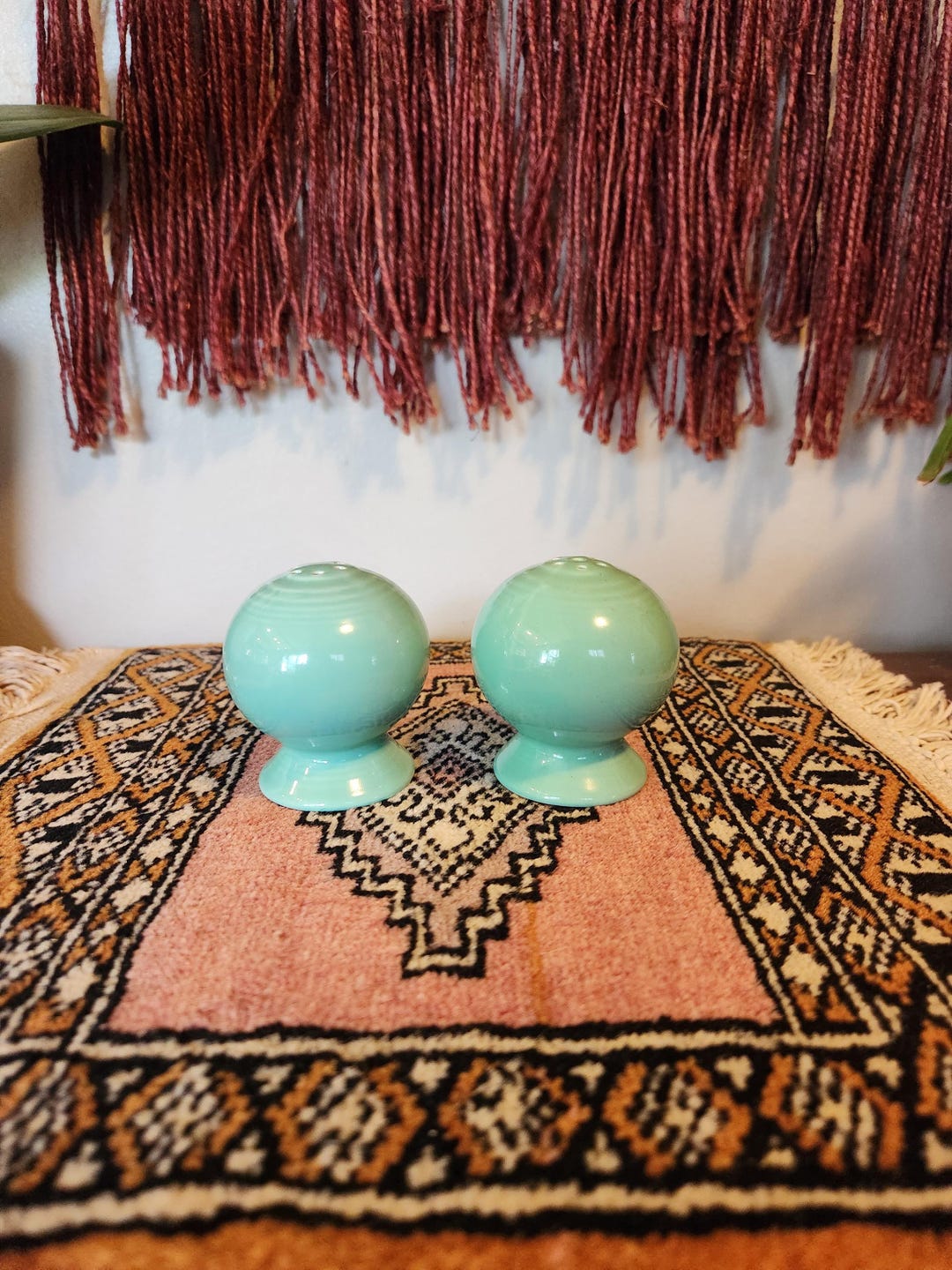 Fiesta Salt and Pepper Shakers--set of 2 - Etsy