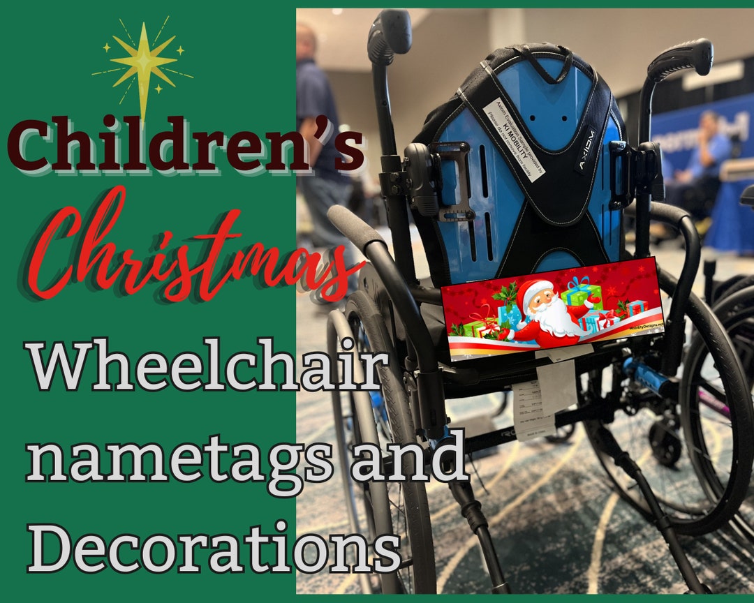 Christmas Wheelchair Decoration for Kids, Children's Personalized ...