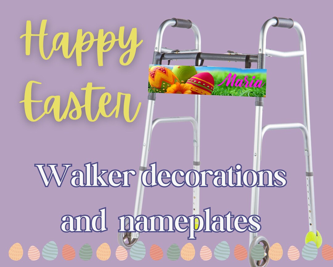 Walker Accessory for Easter, Easter Rollator Decoration, Walker ...