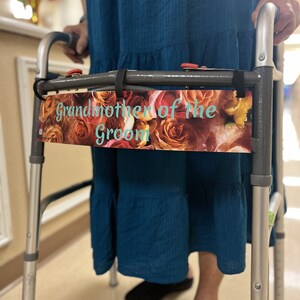 Personalized Walker Name Plate: Rollator Identification Banner - Etsy
