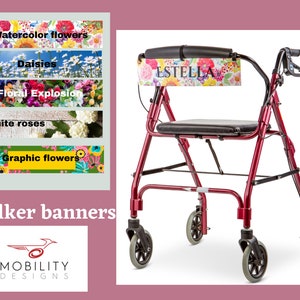 Personalized Rollator Name Plate: Walker Decoration, Fun Grandpa Gift ...