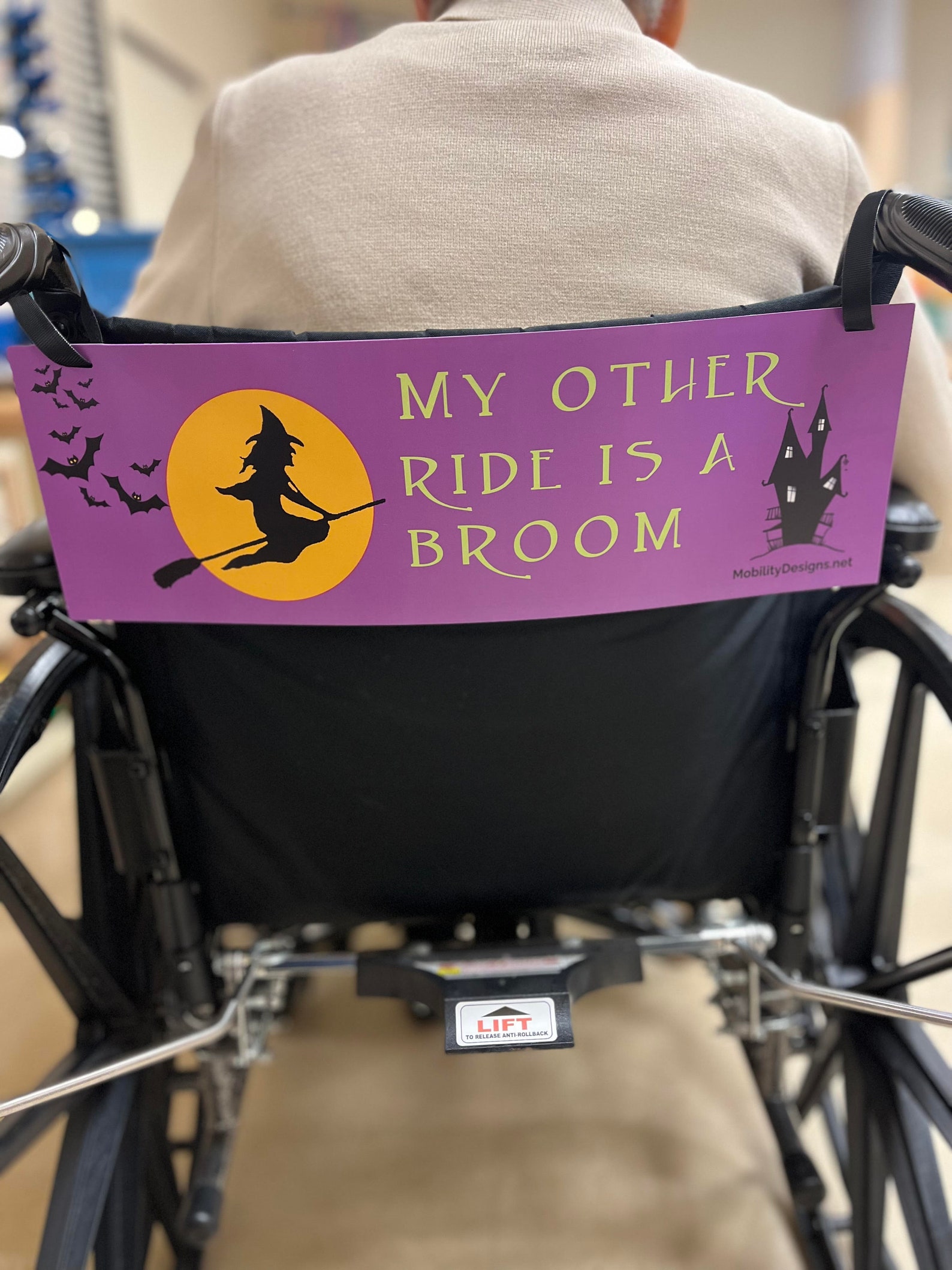 Halloween Wheelchair Banner: Personalized Decoration, Waterproof ...