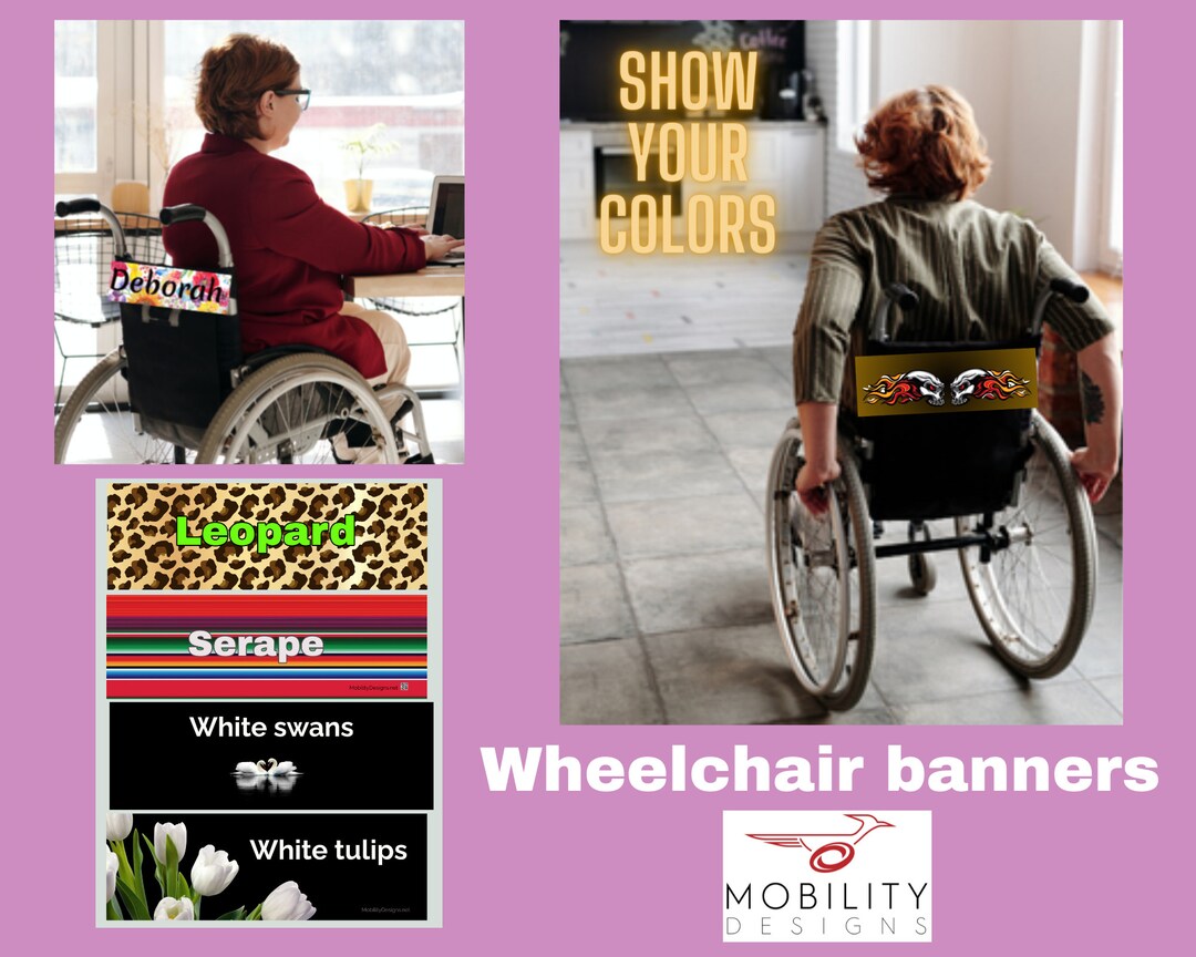 Buy Wheelchair Name Plate, Personalized Wheelchair Accessory, Power ...