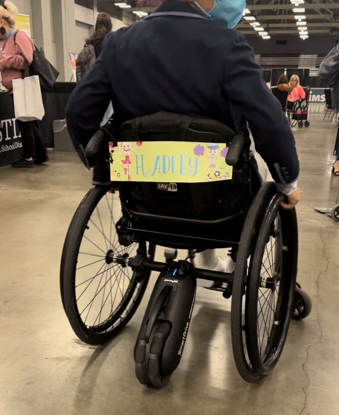 Personalized Girl's Wheelchair Banner: Custom Name Tag Accessory - Etsy