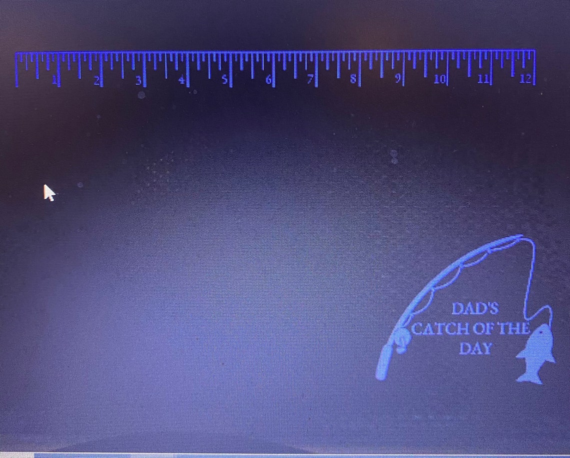 Fishing SVG Fish Ruler SVG Glowforge Tested Fish SVG - Etsy