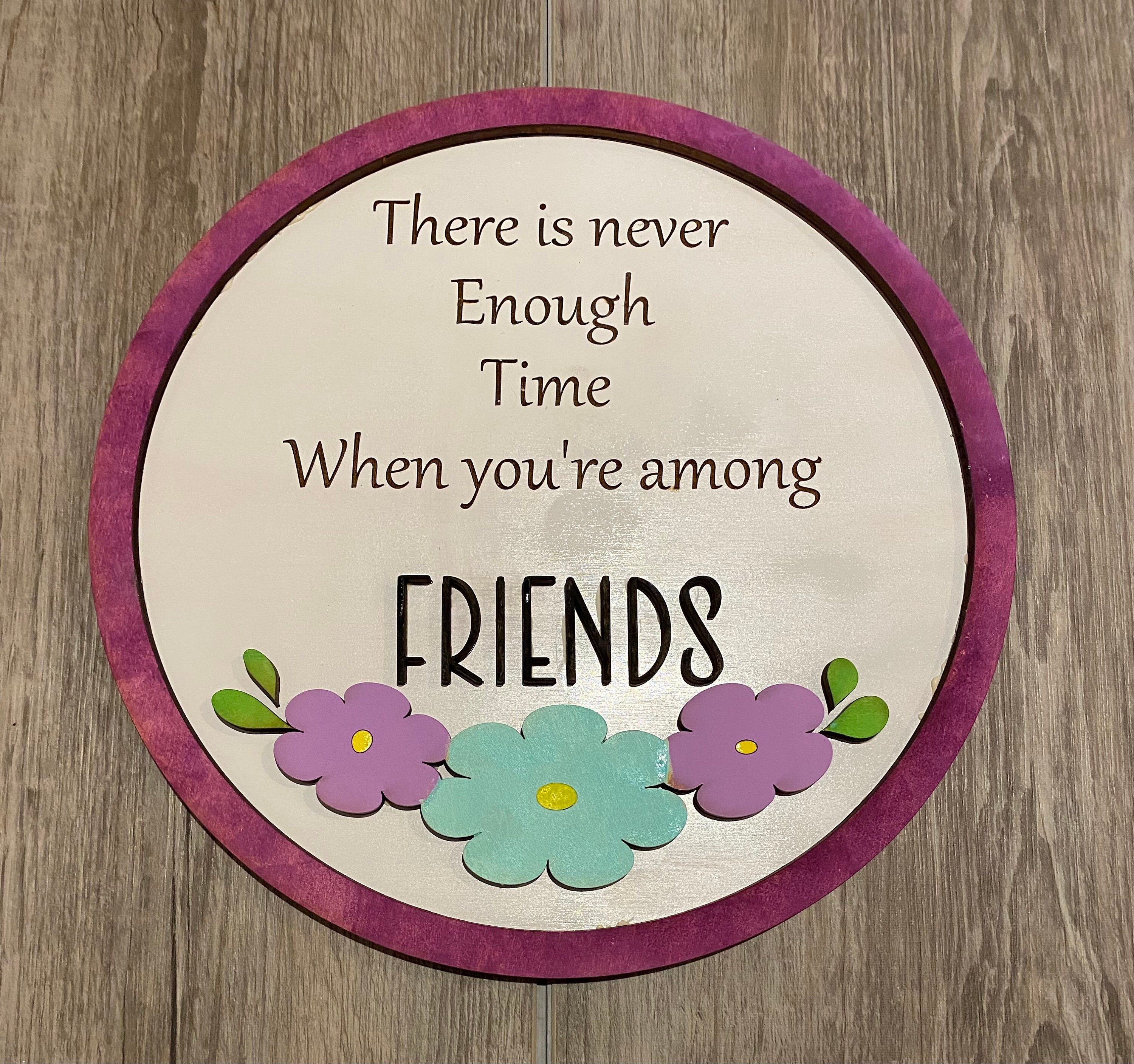 Friends Sign SVG, Glowforge, Cut File - Etsy