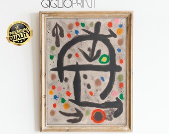 Joan MIRO OISEAUX Miro Print Signed MIRO Canvas Miro Poster Miro Art ...