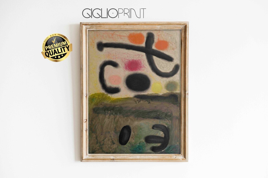 Joan MIRO HOMMAGE Miro Print Signed MIRO Canvas Miro Poster Miro Art ...