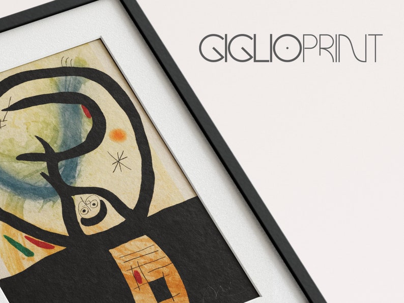 Joan MIRO La FRONDE Miro Print Signed MIRO Canvas Miro Poster - Etsy